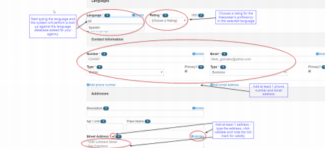 Creating an Interpreter (Contact) – Interpreter Intelligence