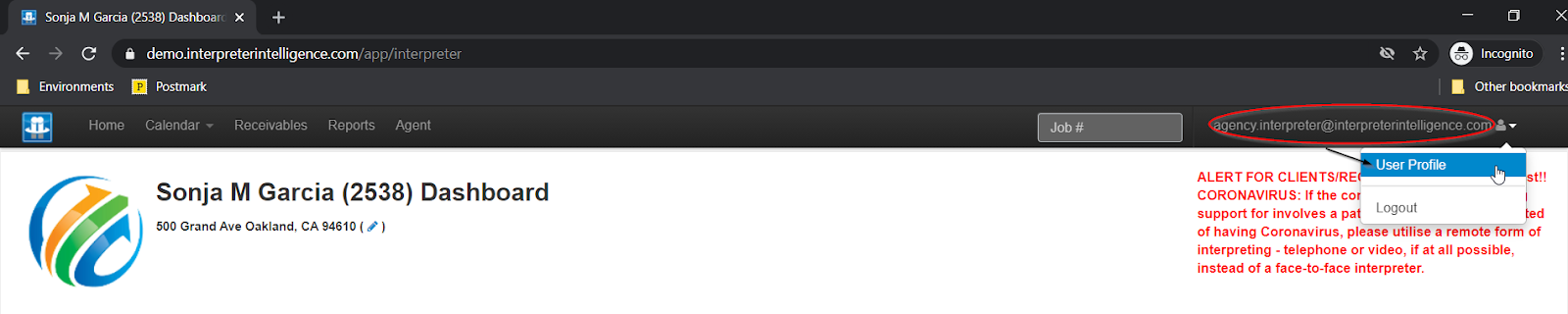 Setting Interpreter Availability Interpreter Intelligence