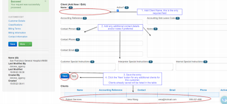 Creating a Customer – Interpreter Intelligence