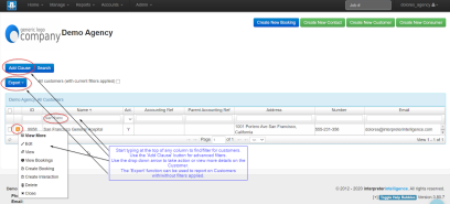 Creating a Customer – Interpreter Intelligence