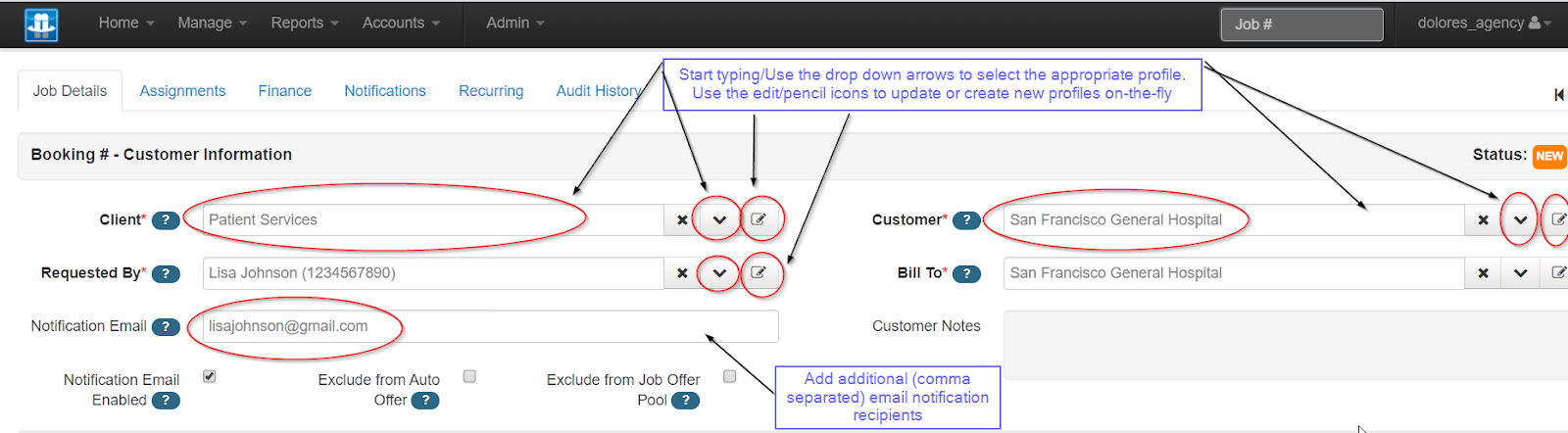 Creating a Job – Interpreter Intelligence