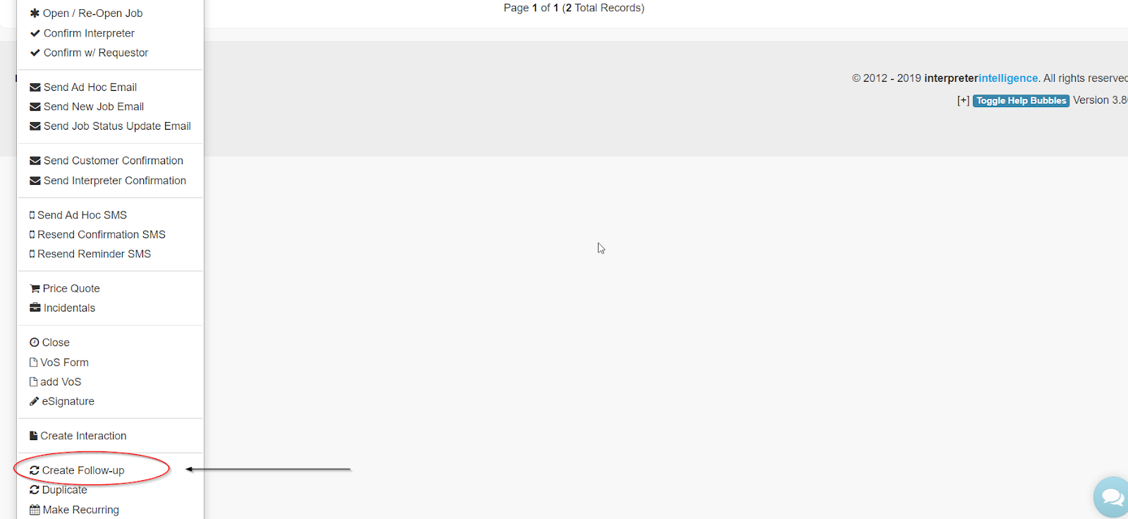 Creating a Follow-up Appointment – Interpreter Intelligence