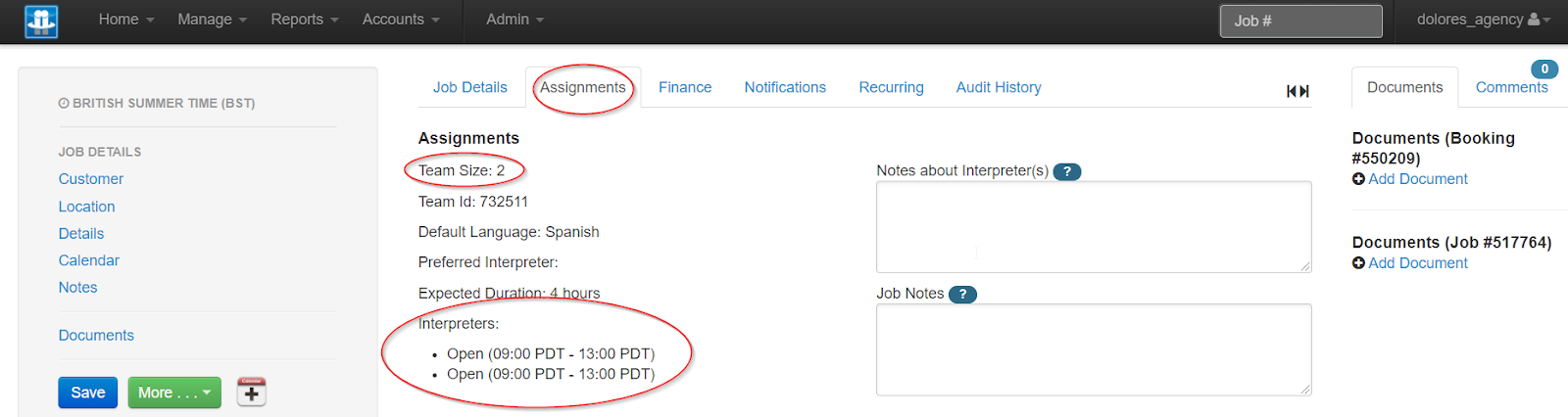 Team Jobs & Interpreter Shifts – Interpreter Intelligence