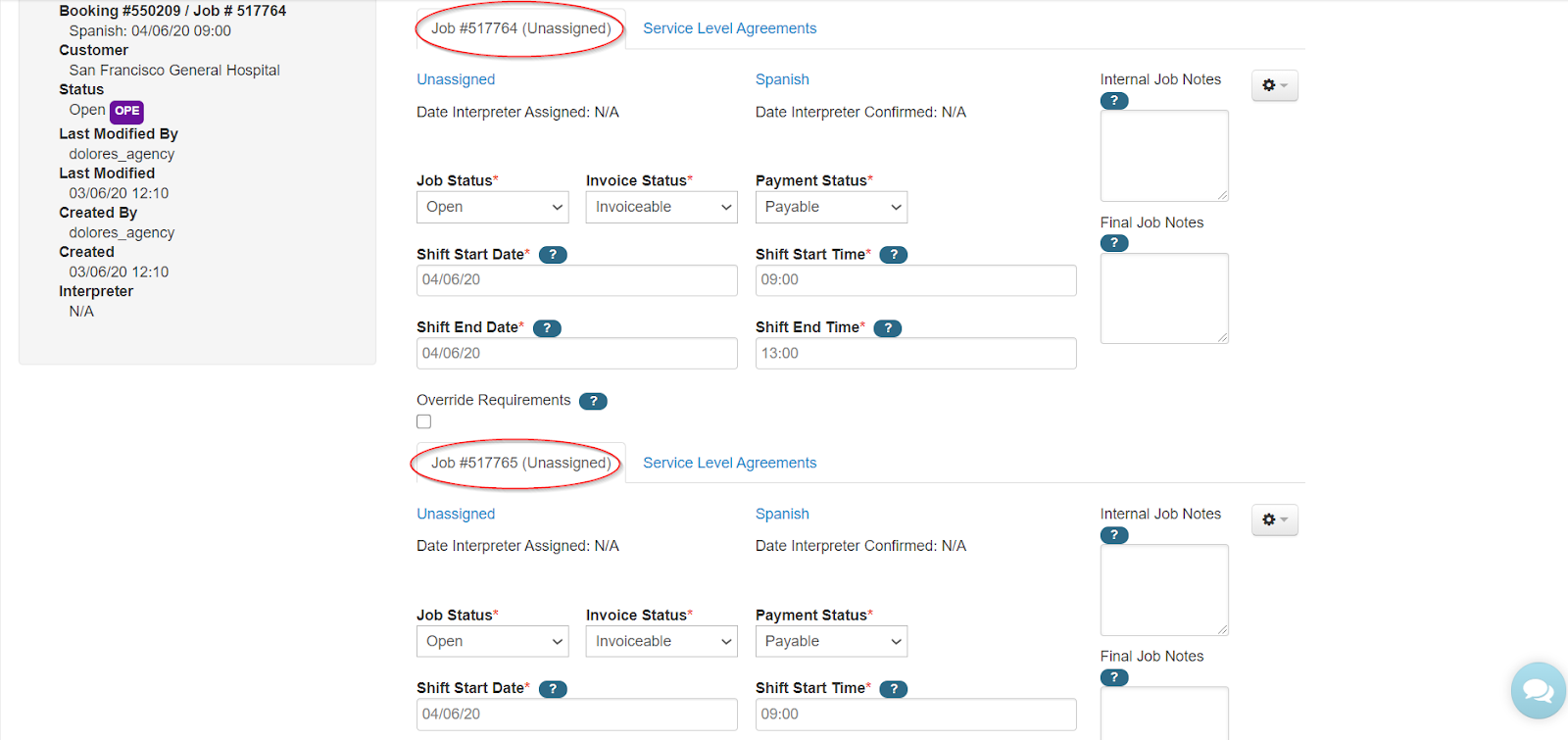 Team Jobs & Interpreter Shifts – Interpreter Intelligence