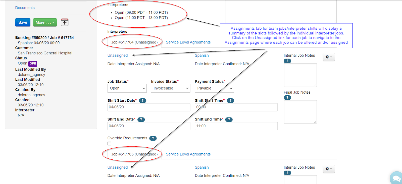 Offering & Assigning Jobs – Interpreter Intelligence
