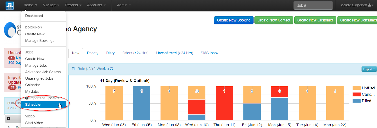 Scheduler – Interpreter Intelligence