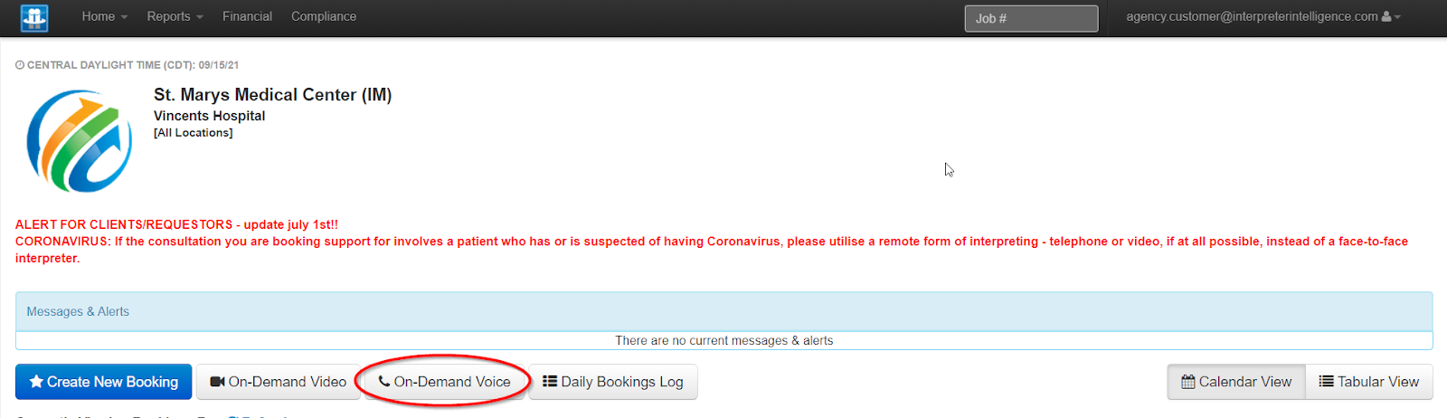 Setting Up OPI On Demand (Internal User) – Interpreter Intelligence