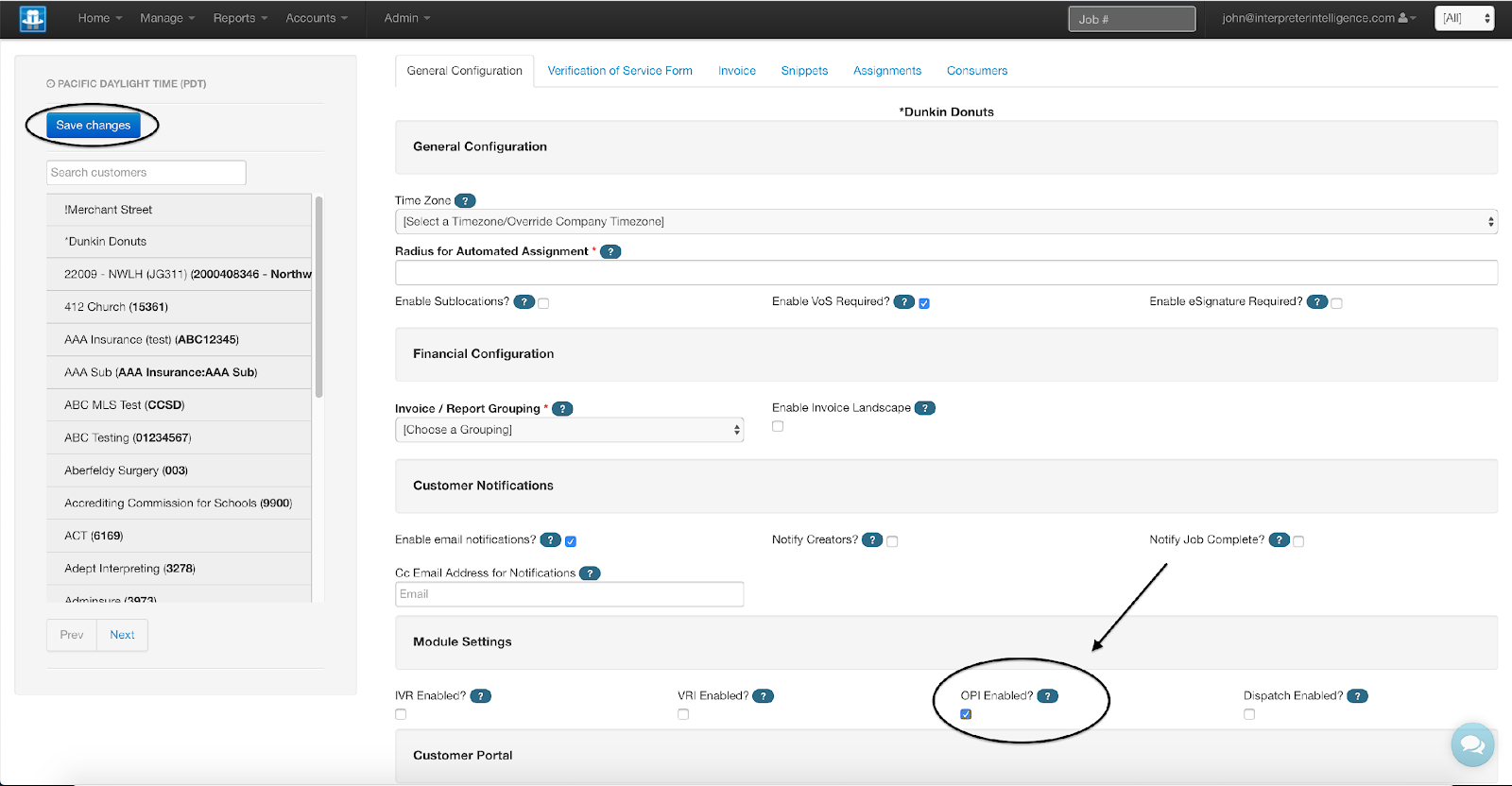 Setting Up OPI On Demand (Internal User) – Interpreter Intelligence