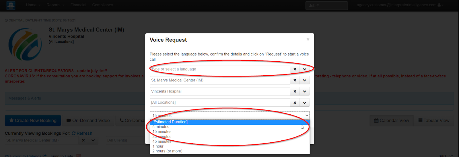 Setting Up OPI On Demand (Internal User) – Interpreter Intelligence