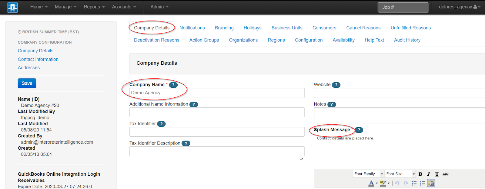 Company Details – Interpreter Intelligence
