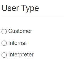 User Management – Interpreter Intelligence