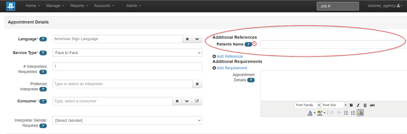 Reference Fields – Interpreter Intelligence Reference Fields – Interpreter Intelligence