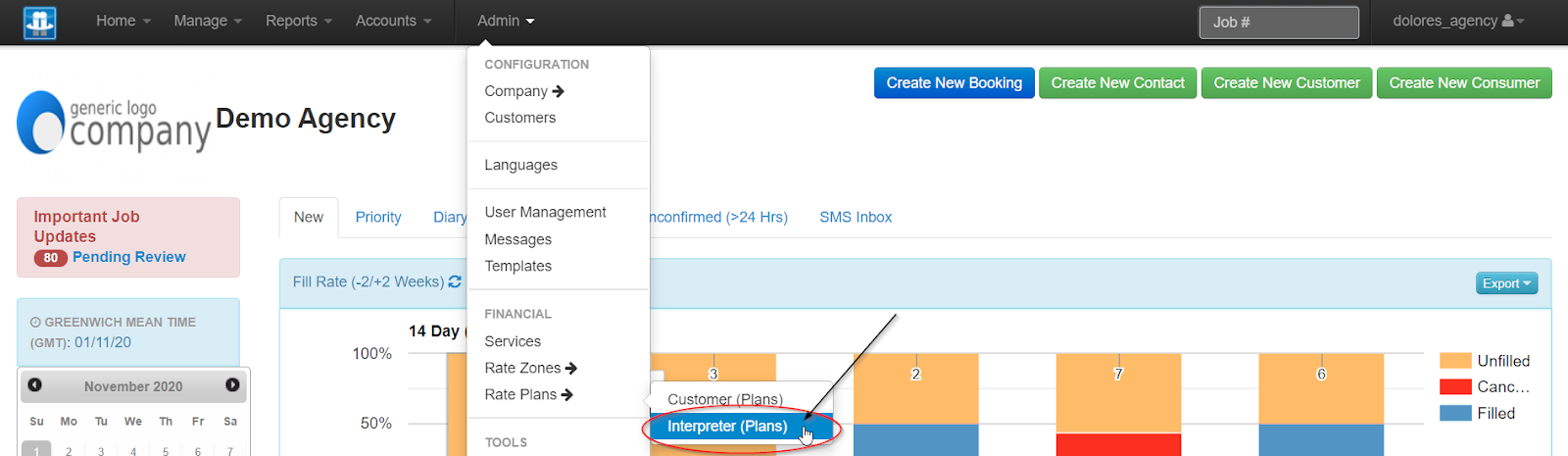 Rate Plan (Interpreter) – Interpreter Intelligence