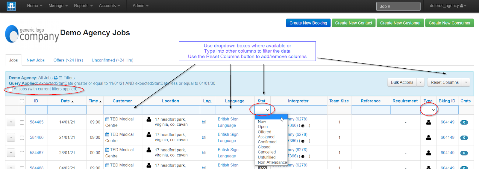Reporting – Interpreter Intelligence
