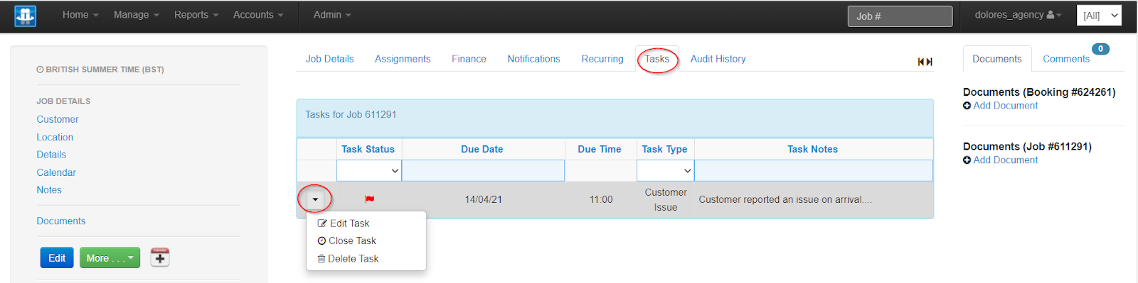 Tasks – Interpreter Intelligence