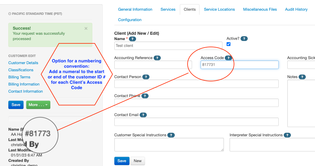 BPIN Initial Setup Information – Interpreter Intelligence