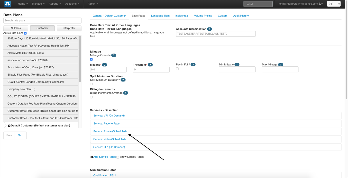 Setting Up Scheduled OPI (Internal User) – Interpreter Intelligence