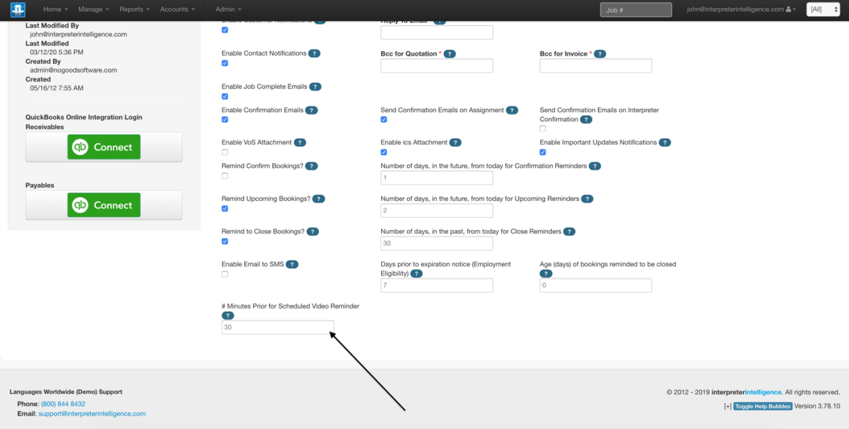 Setting Up Scheduled VRI (Internal User) – Interpreter Intelligence