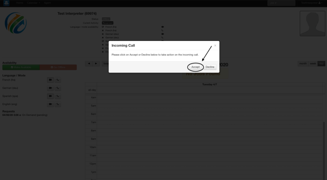On Demand VRI (Interpreter Portal) – Interpreter Intelligence