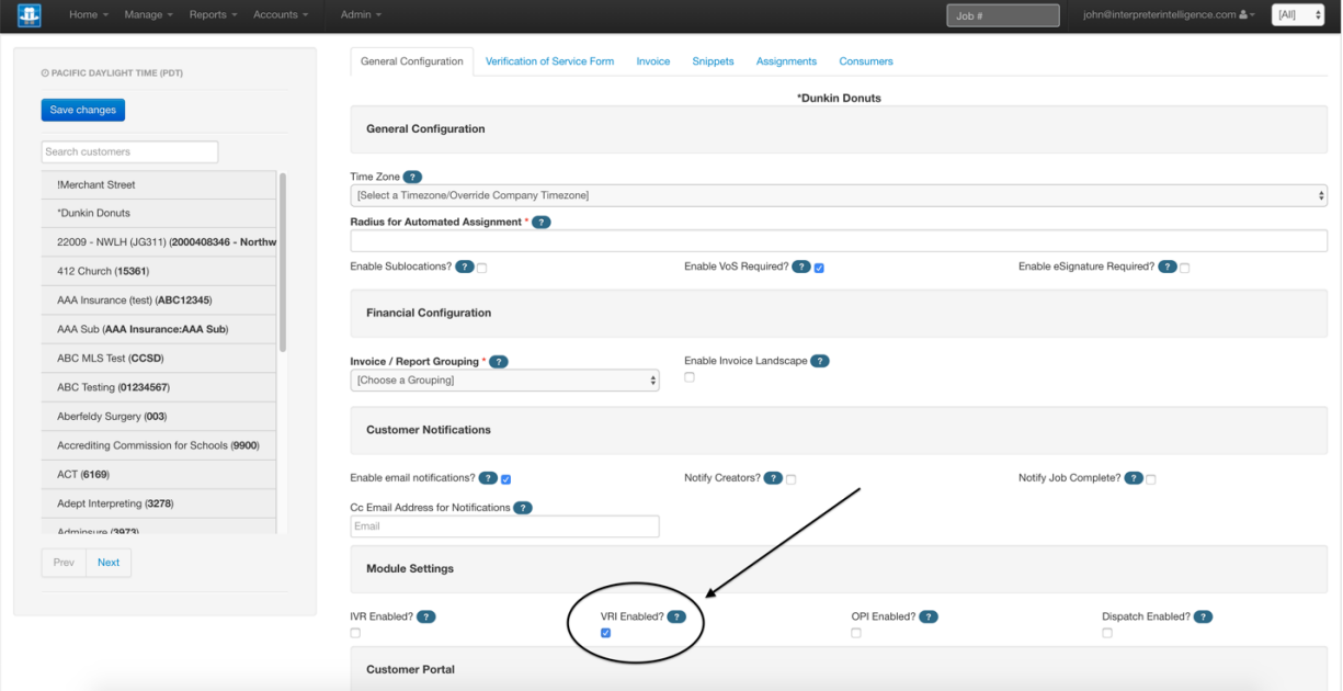 Setting Up On Demand VRI (Internal User) – Interpreter Intelligence