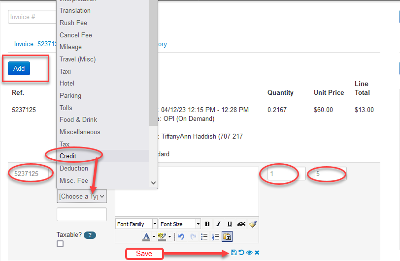 Create Credit Memo versus Adding a Credit to an Existing Invoice or Payment – Interpreter ...