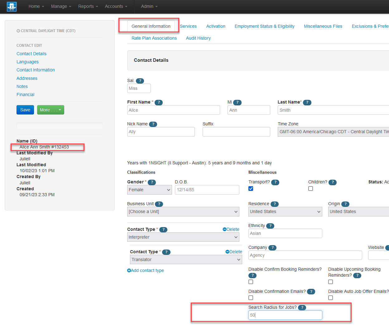 Interpreter Name Does Not Display on Interpreter List as Expected – Interpreter Intelligence