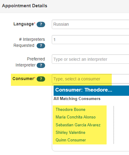 Consumer Field - Job Details page – Interpreter Intelligence