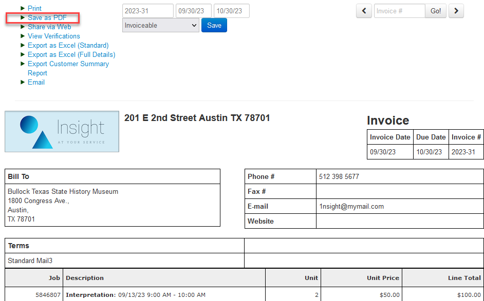 Download VoS forms with Invoice – Interpreter Intelligence