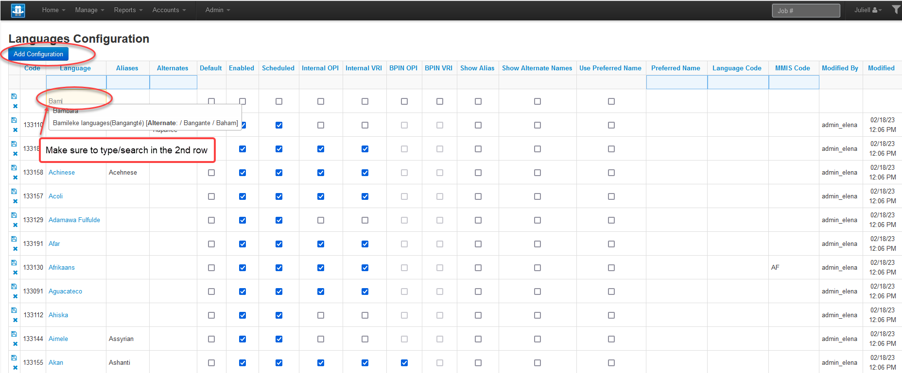 Languages Configuration Interpreter Intelligence
