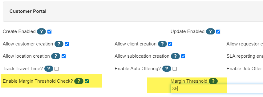 Rate and Margin Column - Assignments tab – Interpreter Intelligence