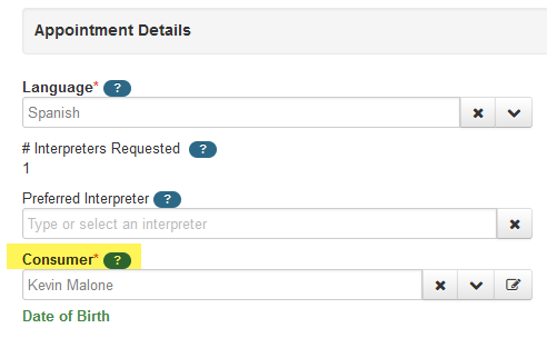 Consumer Field - Job Details page – Interpreter Intelligence