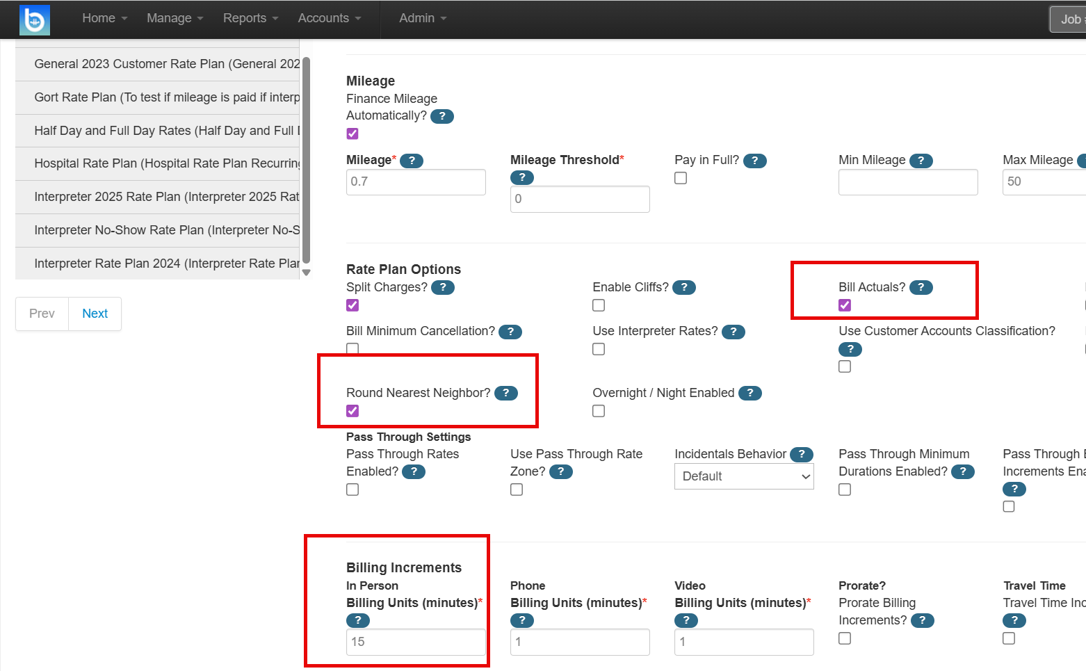 Rate Plan: Round to Nearest Neighbor – Interpreter Intelligence